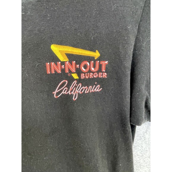 in n out | Shirts | In N Out Burger Adults T Shirt Short Sleeve Black ...